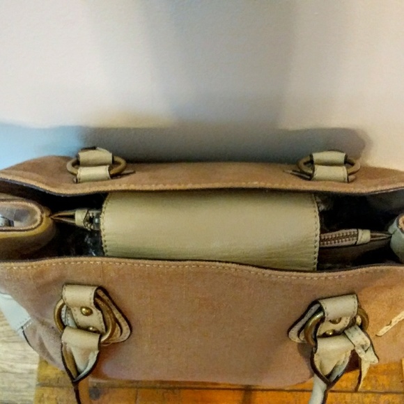 Abro | Bags | Abro Canvas And Leather Satchel | Poshmark